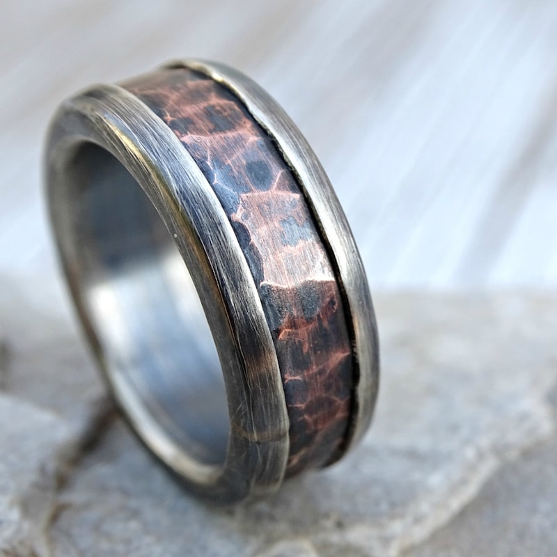Silver Copper Ring - Etsy