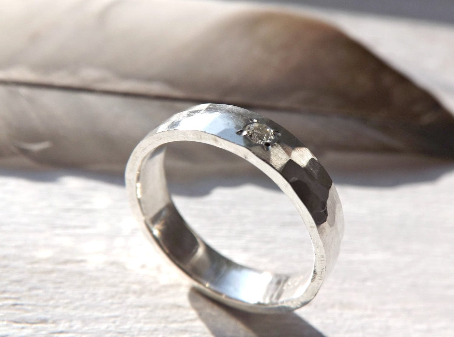 Wedding Ring Silver Engagement Ring Proposal Ring Mens - Etsy