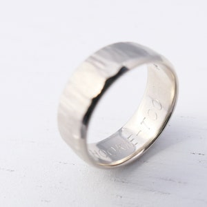 Custom Engraving for One Ring, Your Custom Text on the Inside of the ...