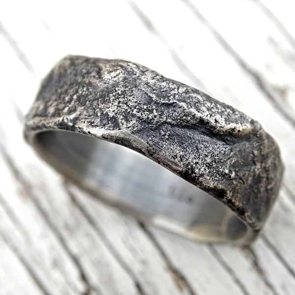 Unique Silver Ring - Etsy