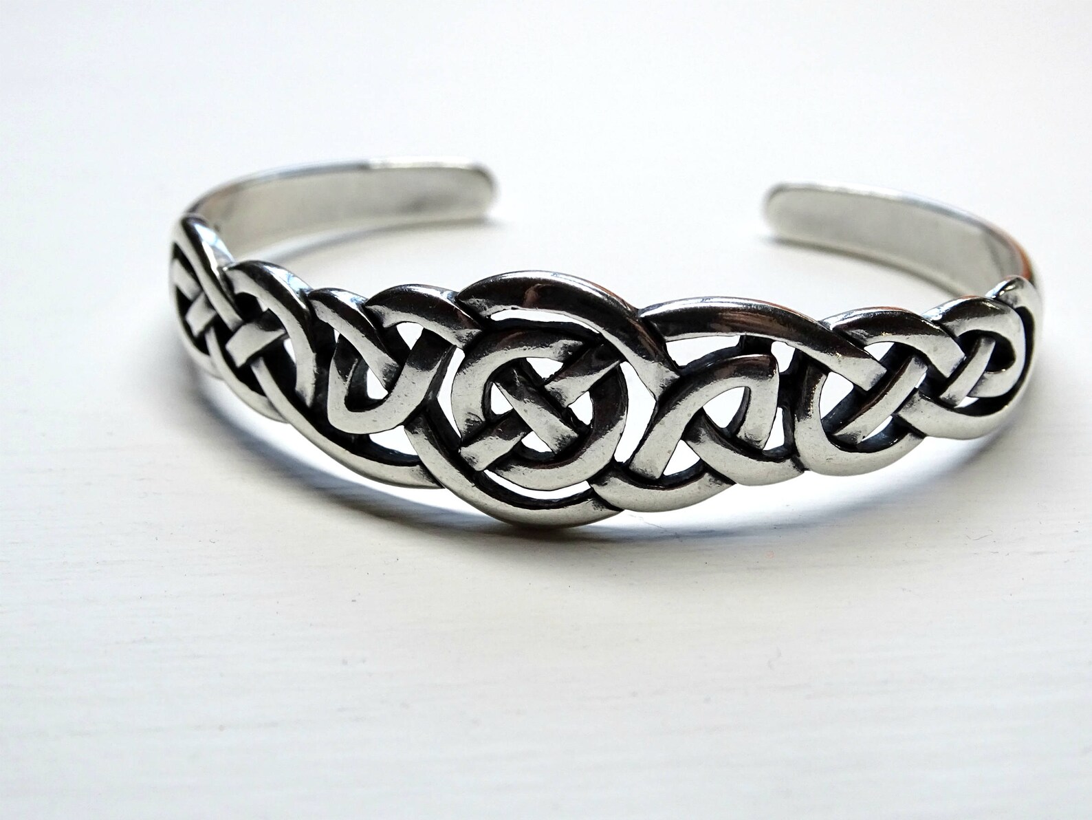 Celtic Cuff Bracelet Silver Silver Mens Cuff Celtic Knot - Etsy