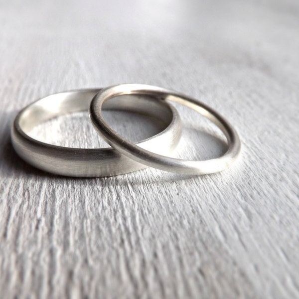 Matching Wedding Bands - Etsy