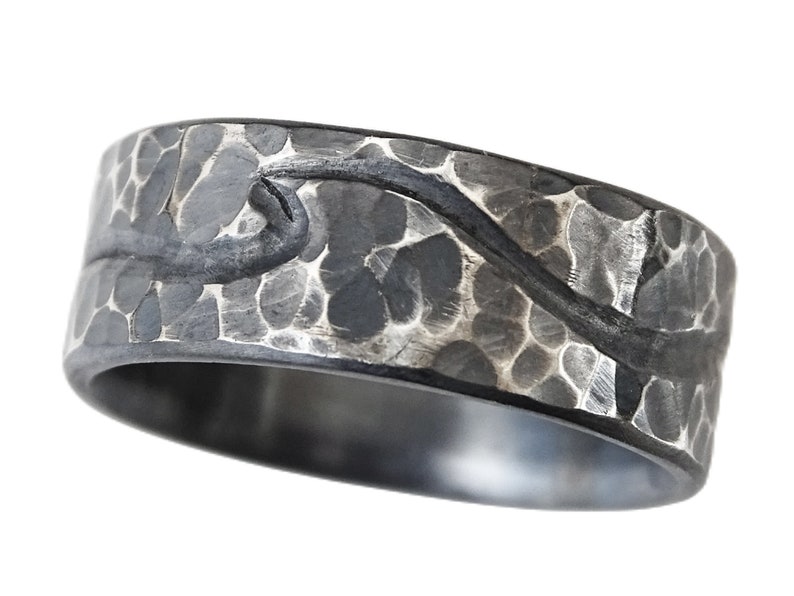 Beach Wedding Ring Two Engraved Waves Silver Wave Ring Ocean - Etsy