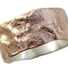 Bronze Ring Silver Band, Mens Wedding Ring Bronze, Molten Structured ...