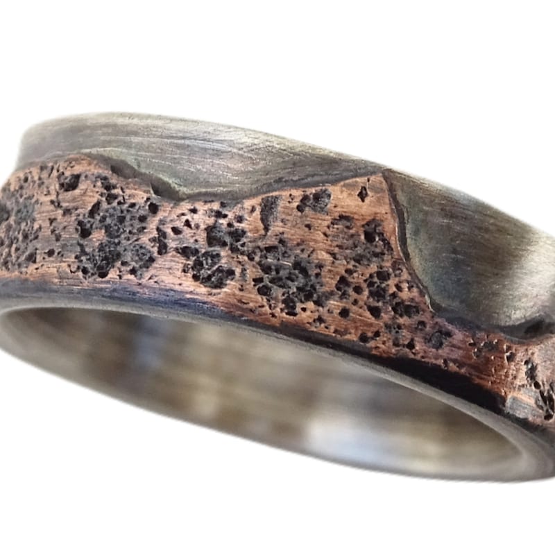 Mountain Range Ring - Etsy