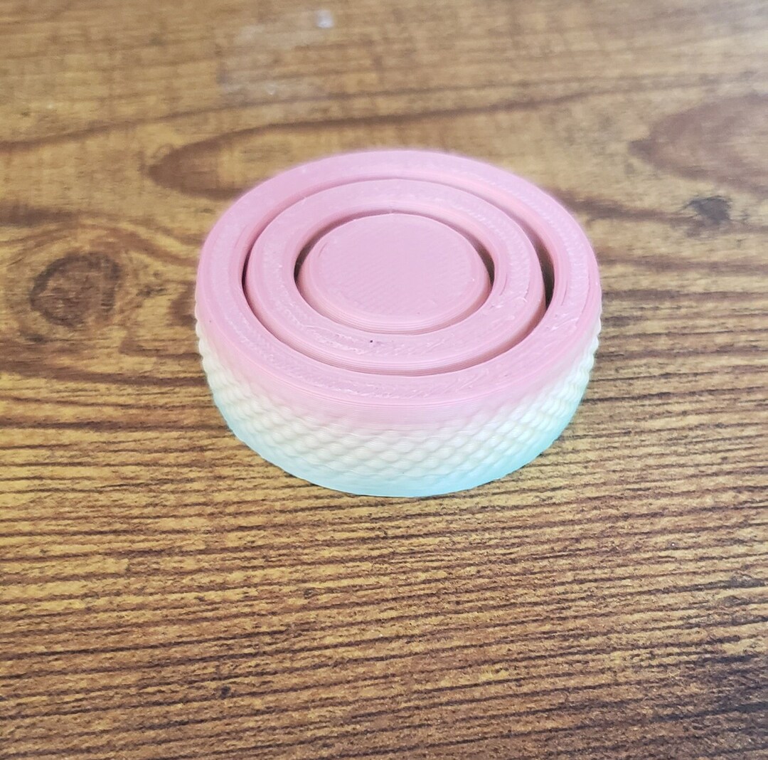 Circle Spinner 3D Printed Flexible Articulated Fidget - Etsy