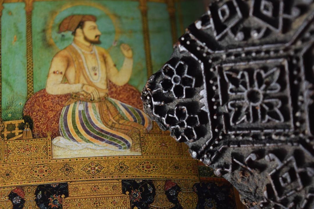 Vintage batik Stempel Van Teakhout - Etsy