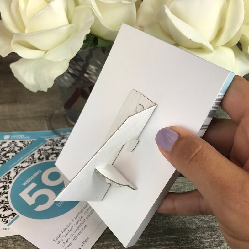 Countdown To Wedding 60 day Tear off Countdown Calendar Makes Etsy Countdown To Wedding 60 day Tear off Countdown Calendar Makes Etsy