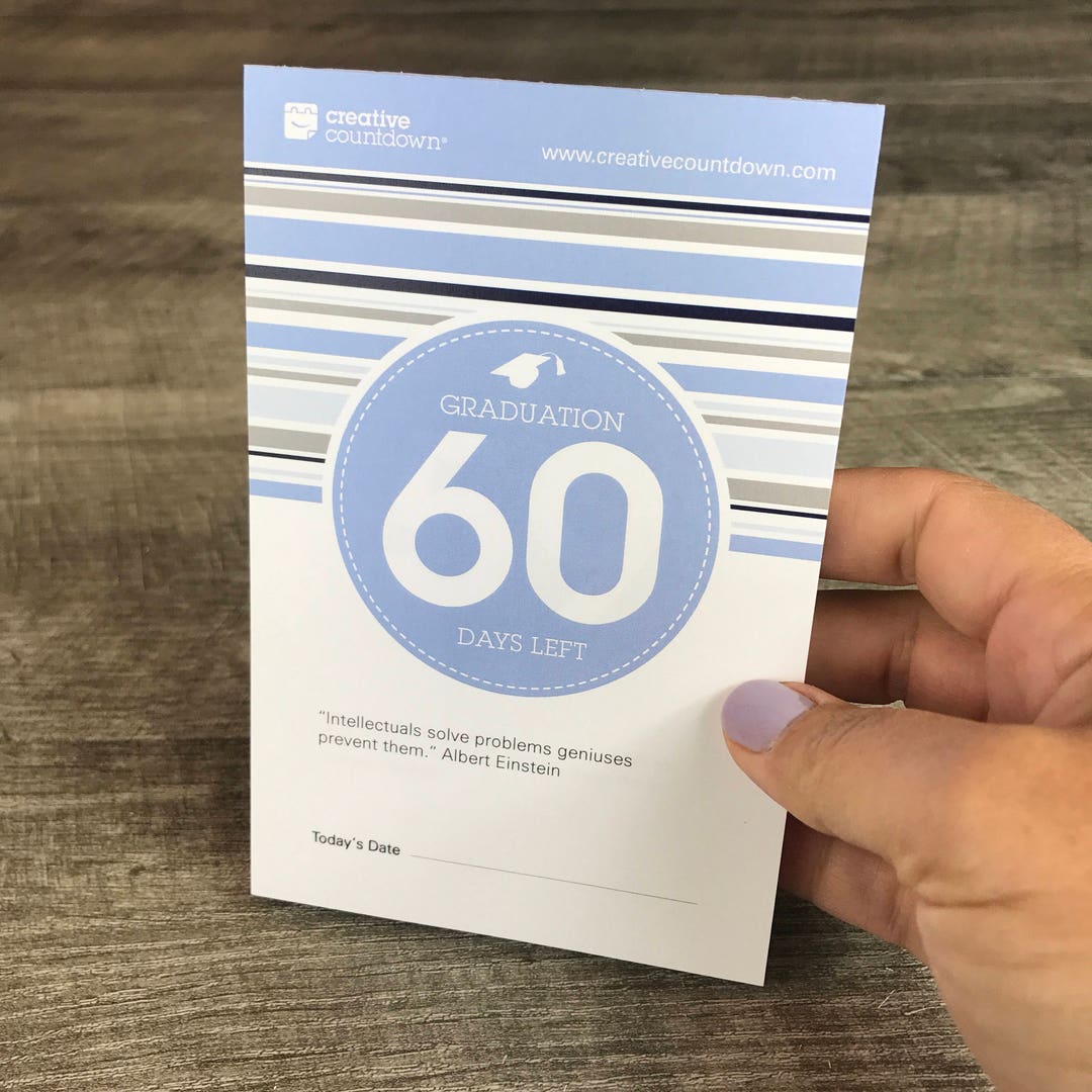 Countdown to Graduation College Edition 60-day Tear-off - Etsy