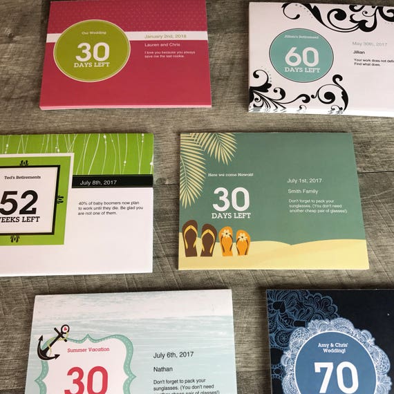 30 Days Left Calendar
