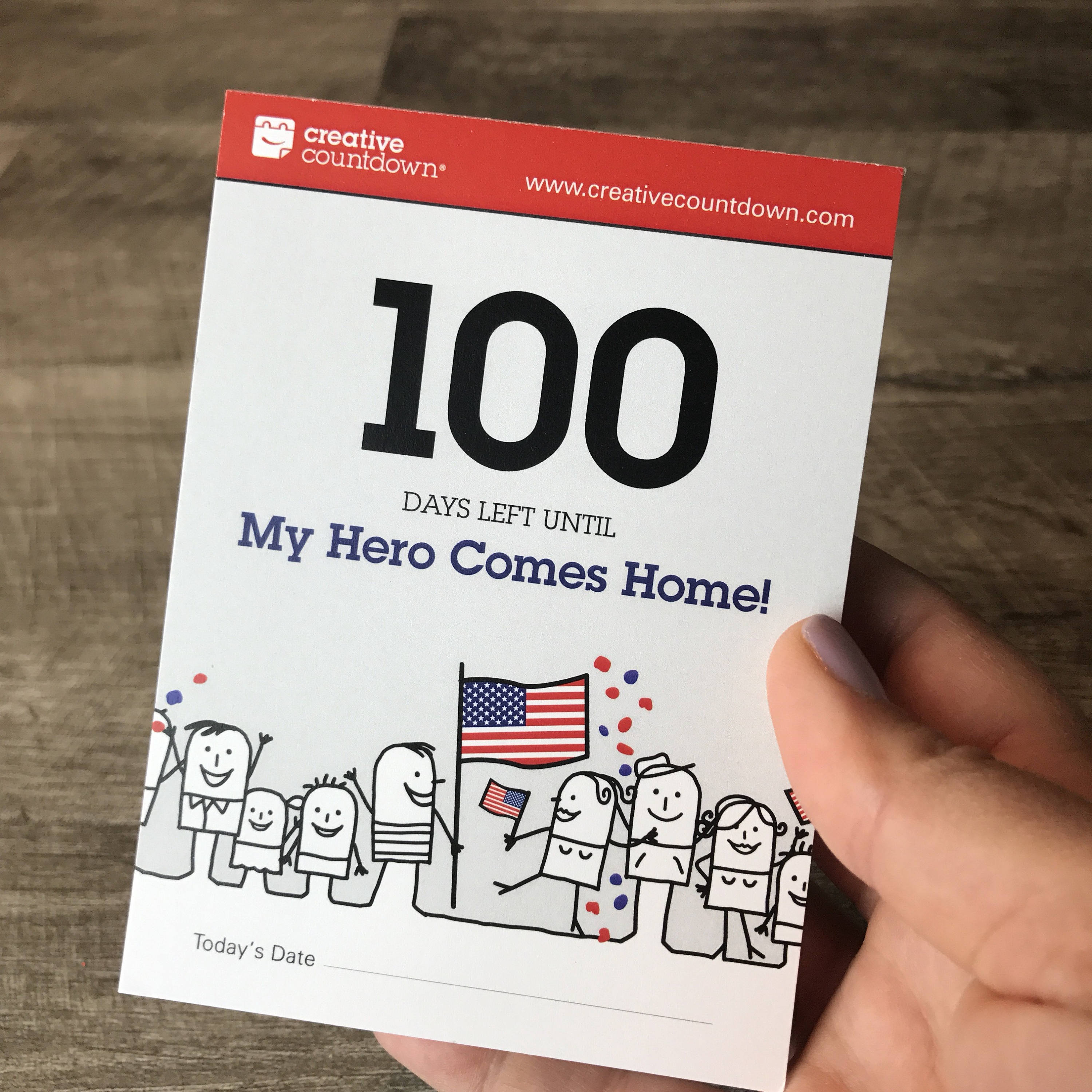 100-days Until My Hero Comes Home Military Deployment - Etsy