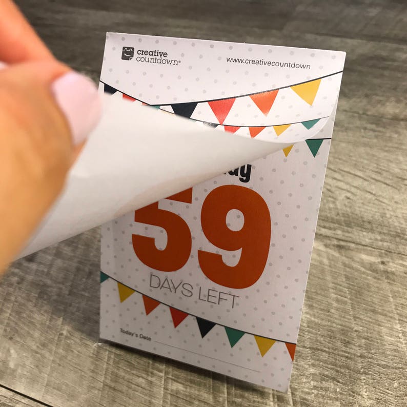 Countdown Calendar for Kids A Unique Way to Get Them Excited | Etsy