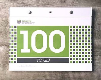 100 Days Countdown Calendar - Etsy
