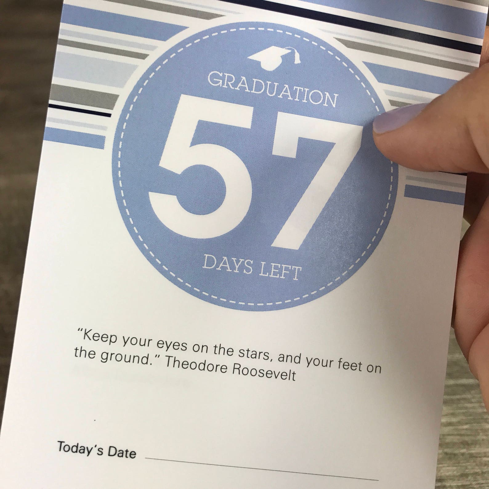 Countdown to Graduation College Edition 60-day Tear-off - Etsy