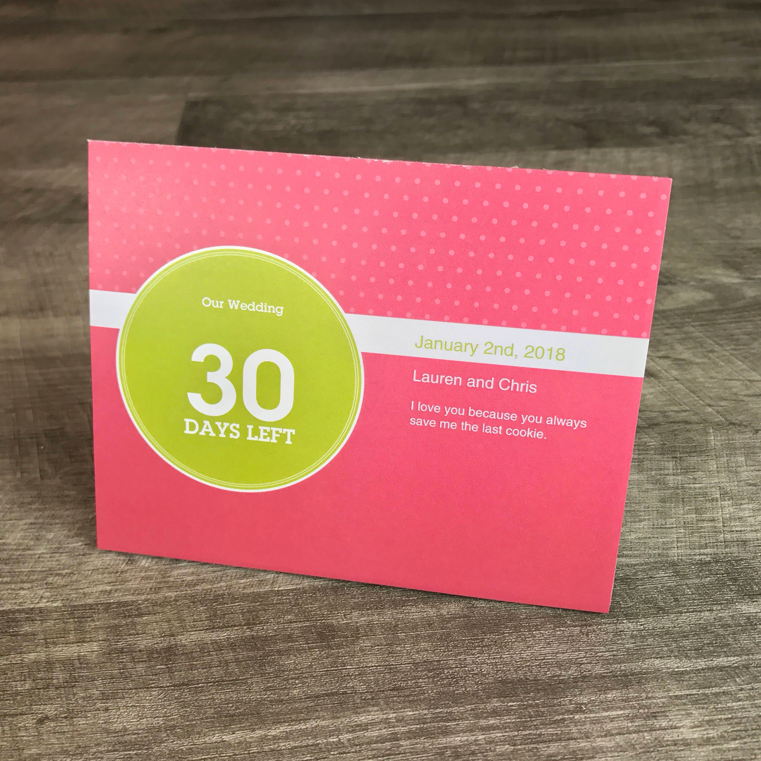Fully Personalized Custom Countdown Calendar - Etsy Fully Personalized Custom Countdown Calendar - Etsy