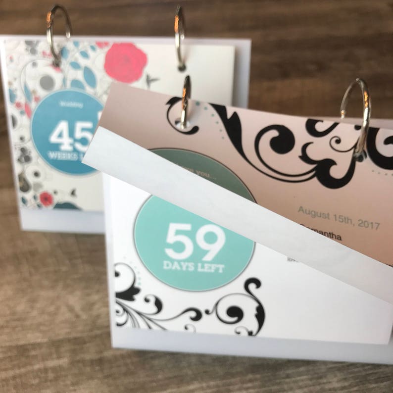 Fully Personalized Custom Countdown to Wedding Desktop - Etsy Fully Personalized Custom Countdown to Wedding Desktop - Etsy