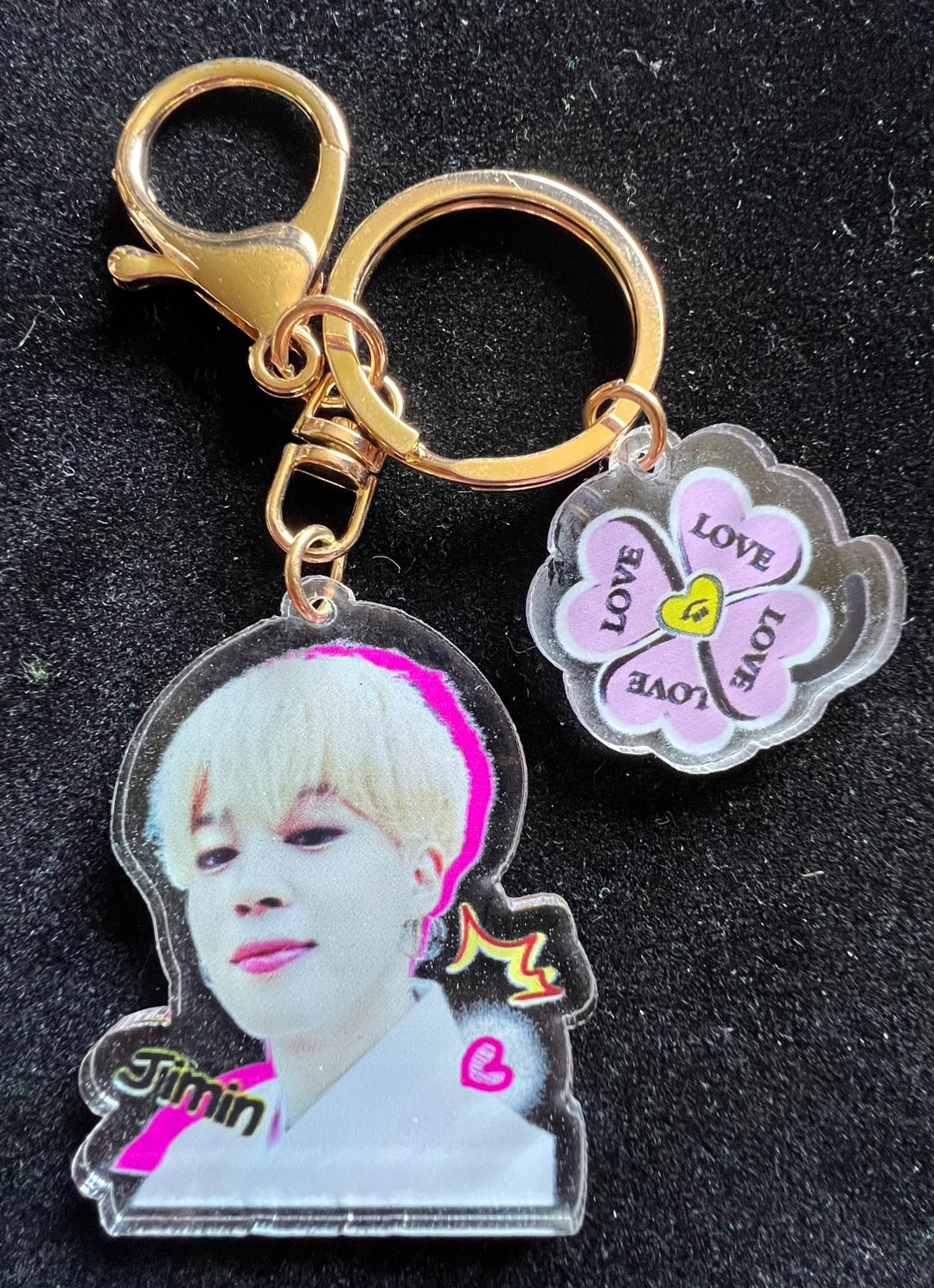 Fan Made BTS Jimin Keychain - Etsy