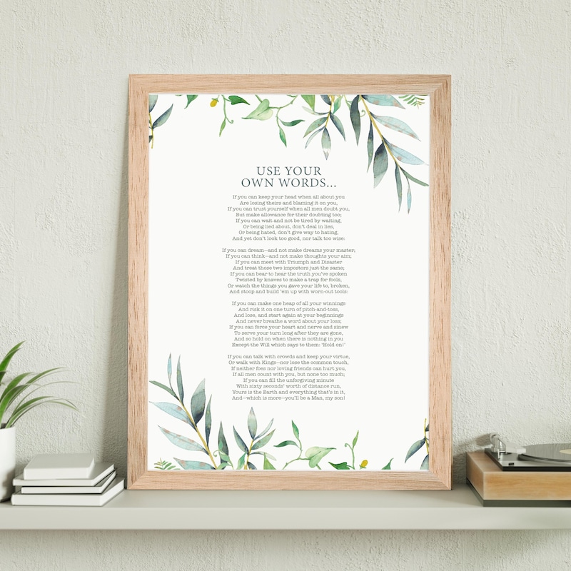 Custom Poem on Parchment - Etsy Canada