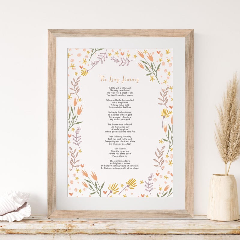 Acrylic Frame With Words - Etsy UK