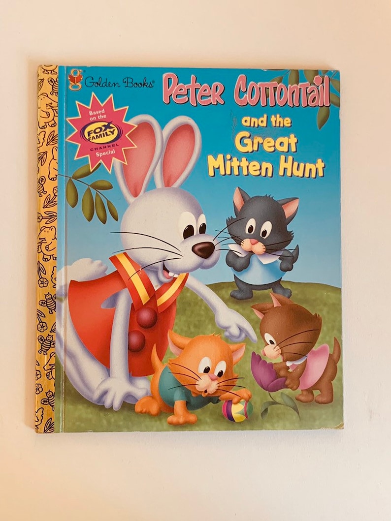 Vintage Childrens Book Peter Cottontail and the Great Mitten - Etsy