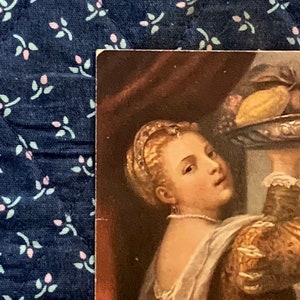 Antique Fine Arts Postcard, Fine Art Painting, Lavinia, Artist Tiziano ...