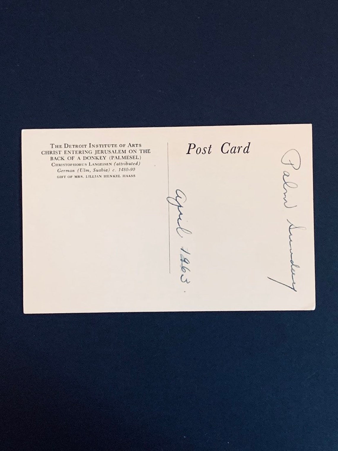 Vintage Fine Arts Postcard Fine Art Sculpture Christ - Etsy