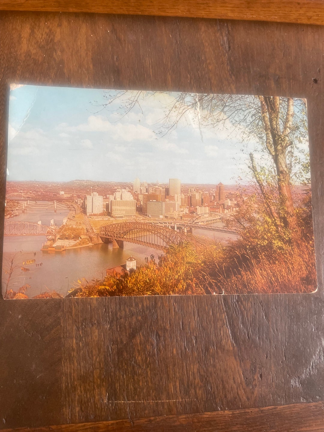 Vintage, PENNSYLVANIA, View, Giant Postcard, Downtown Pittsburgh ...