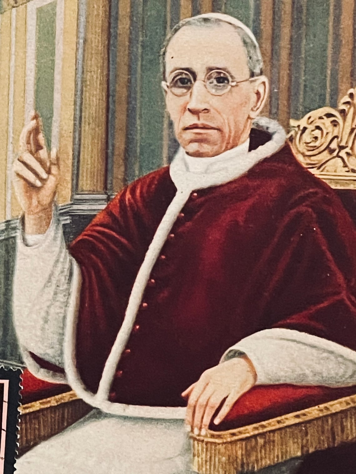 Antique Fine Arts Postcard Fine Art Painting Pope Pius XII | Etsy