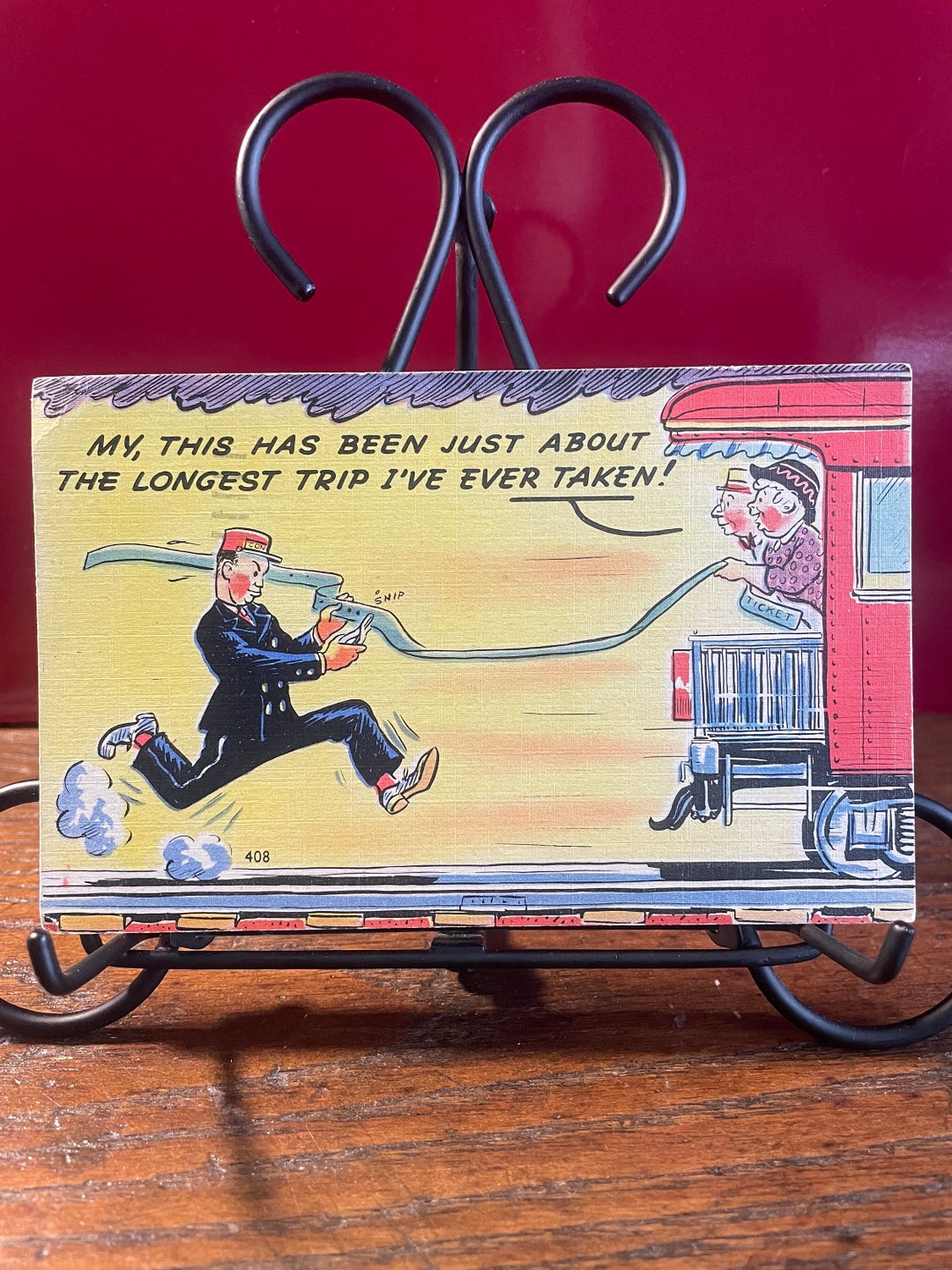 OH5G, Vintage, Old Humor, Post Card, My, This Has Been Just About the ...