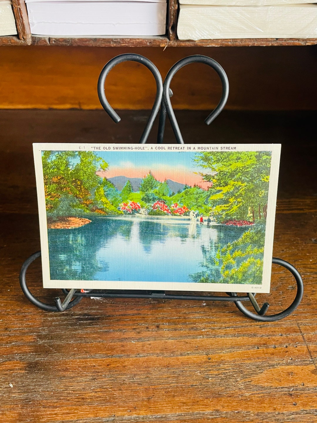BB15, 1930 Vintage View Postcard, the Old Swimming Hole, Bargain Bin - Etsy