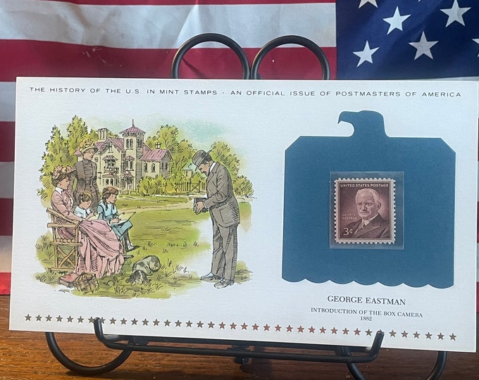 George Eastman Stamp: 1954 US Mint, Postmasters of America Issue - Etsy