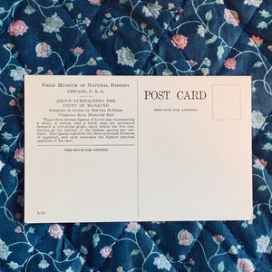 Antique Fine Arts Postcard, Fine Art Sculpture, Group Symbolizing the ...