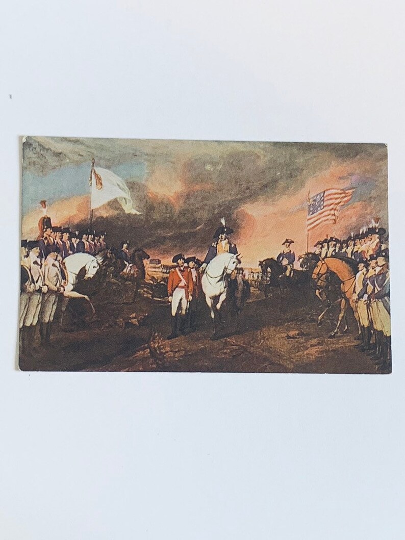 Vintage Fine Arts Postcard Fine Art Painting Surrender of - Etsy