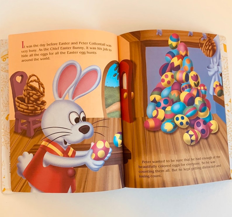 Vintage Childrens Book Peter Cottontail and the Great Mitten - Etsy