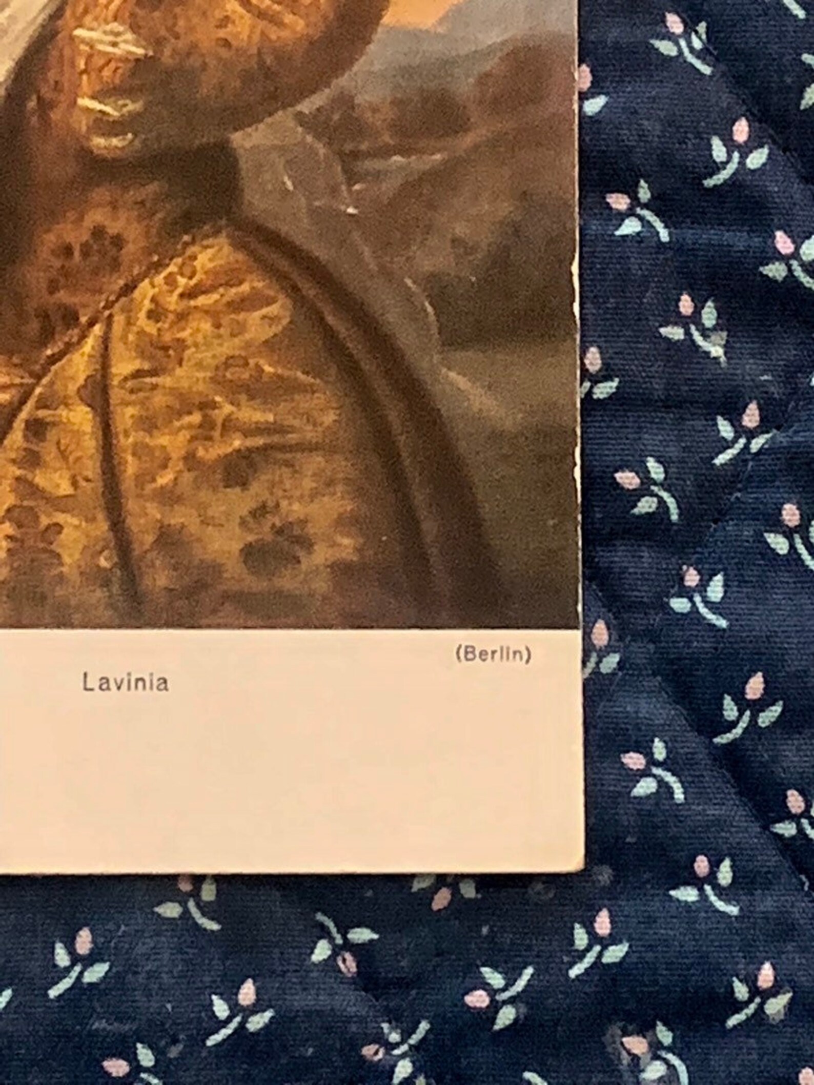 Antique Fine Arts Postcard, Fine Art Painting, Lavinia, Artist Tiziano ...