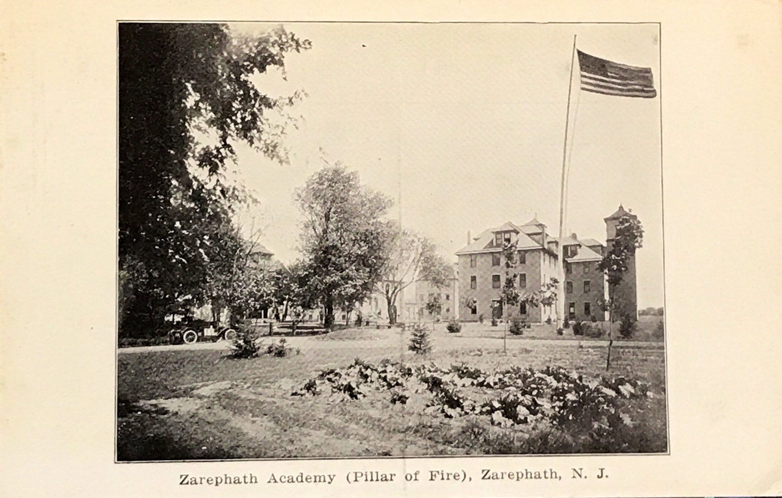 Antique Real Photo Postcard, Zarephath Academy, Pillar of Fire ...