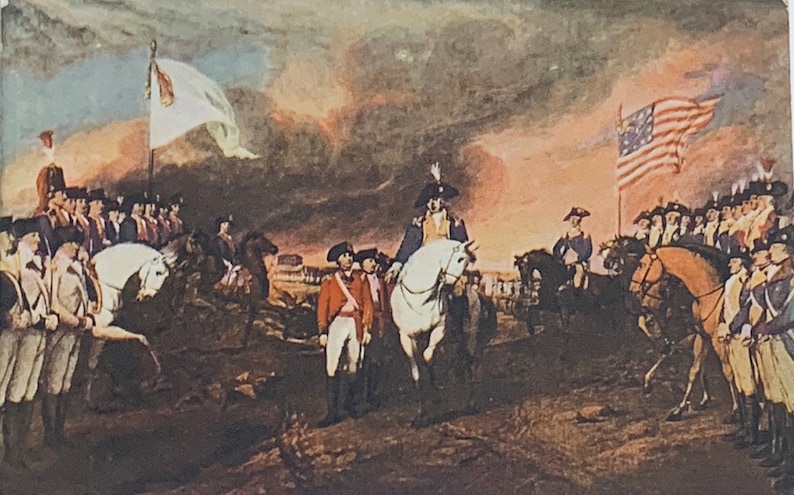 Vintage Fine Arts Postcard Fine Art Painting Surrender of | Etsy