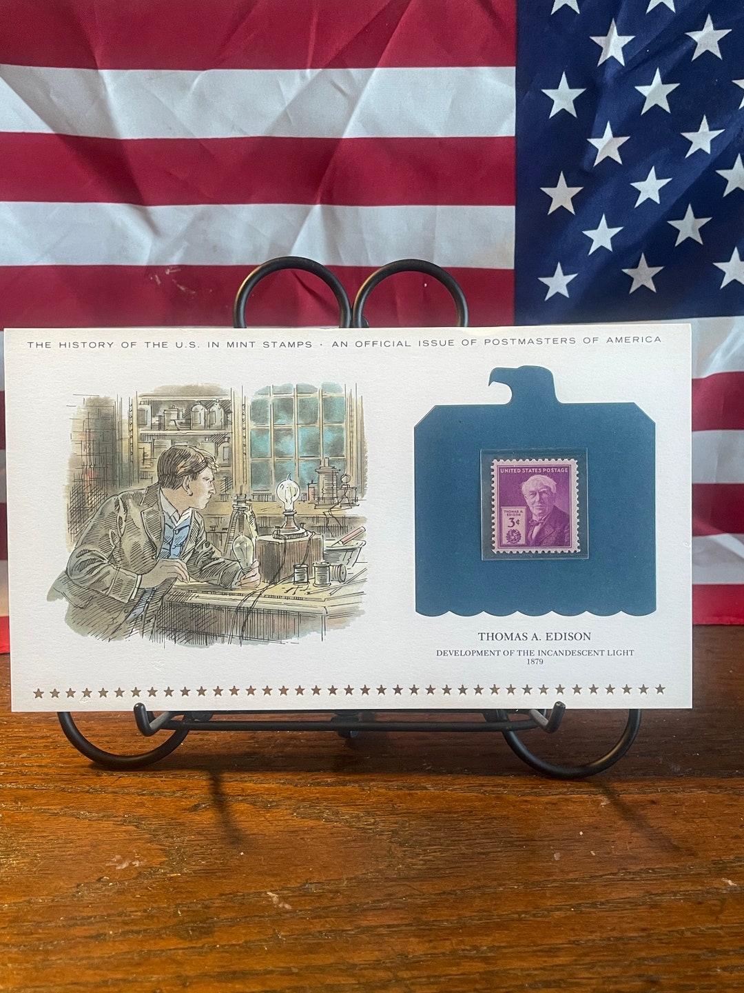 History of US Mint Stamps, Issued February 11, 1947, Thomas A Edison ...