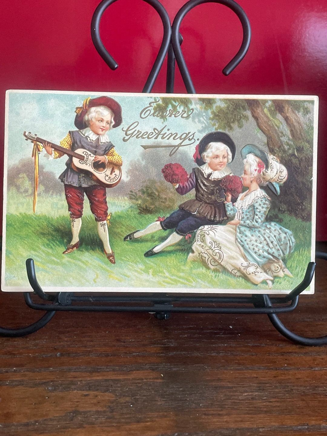 EA53G, Rare, Antique, Easter Postcard, Easter Greetings, Easter ...