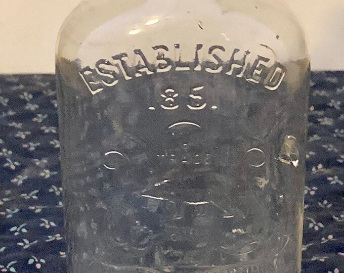 Antique W H Jones and Co.,boston, Mass. Estab 1851 Liquor Bottle With ...