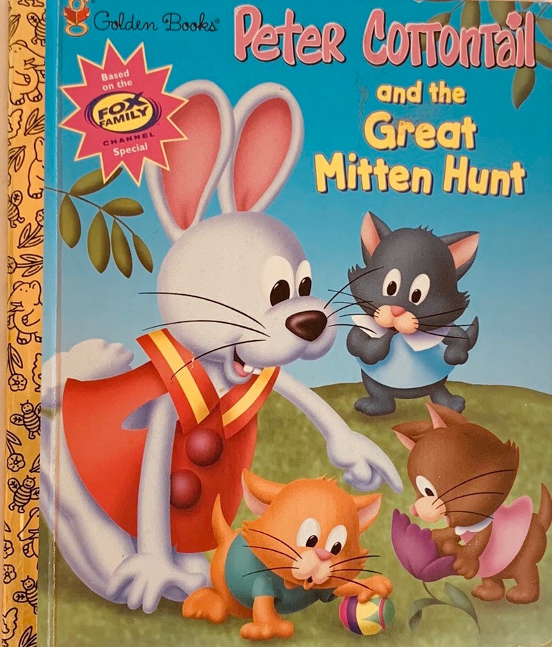 Vintage Childrens Book Peter Cottontail and the Great Mitten - Etsy