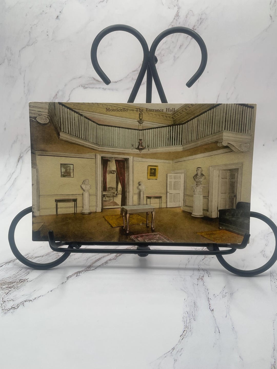 HC19G, Vintage, VIRGINIA, Hand Colored, View, Postcard, the Entrance ...