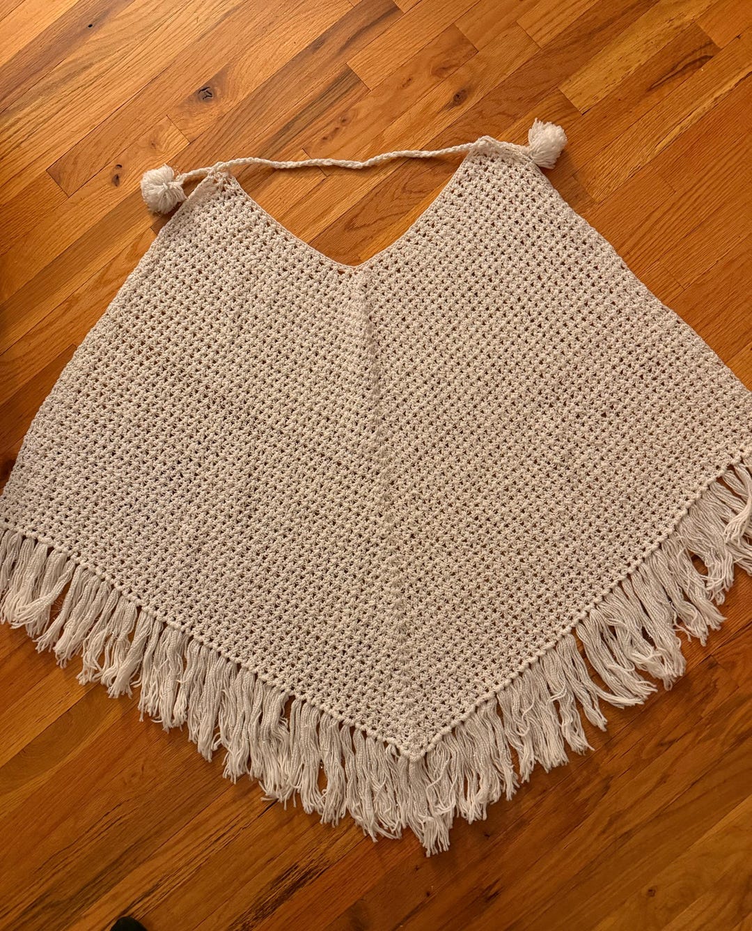 White Knit Cape Over the Shoulders Handmade From Italy - Etsy