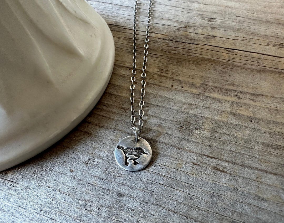 Wren, 16 Inch Chain, Recycled Silver, Bird Lover Gifts, Made for ...
