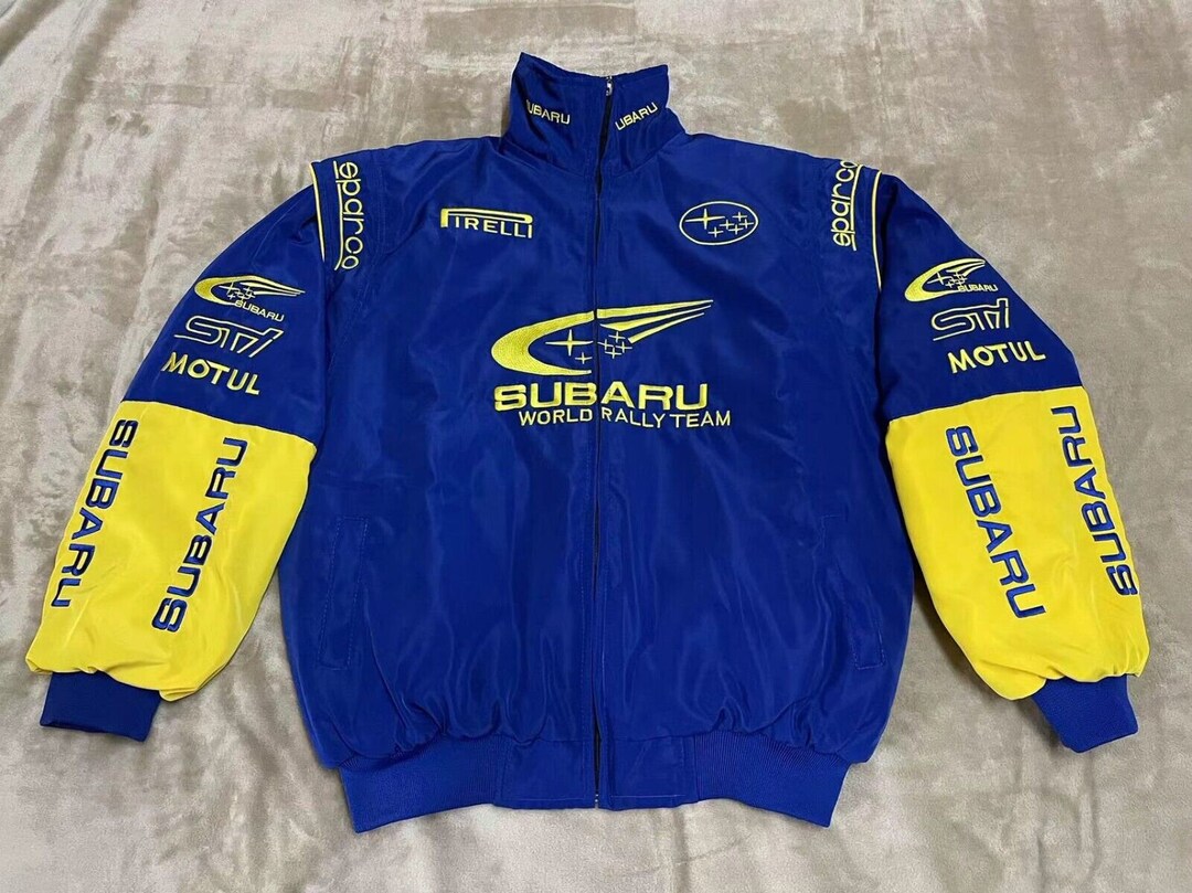 Racing Jacket Subaru F1 Rare Navy Bomber Jacket, Adult F1 Vintage ...