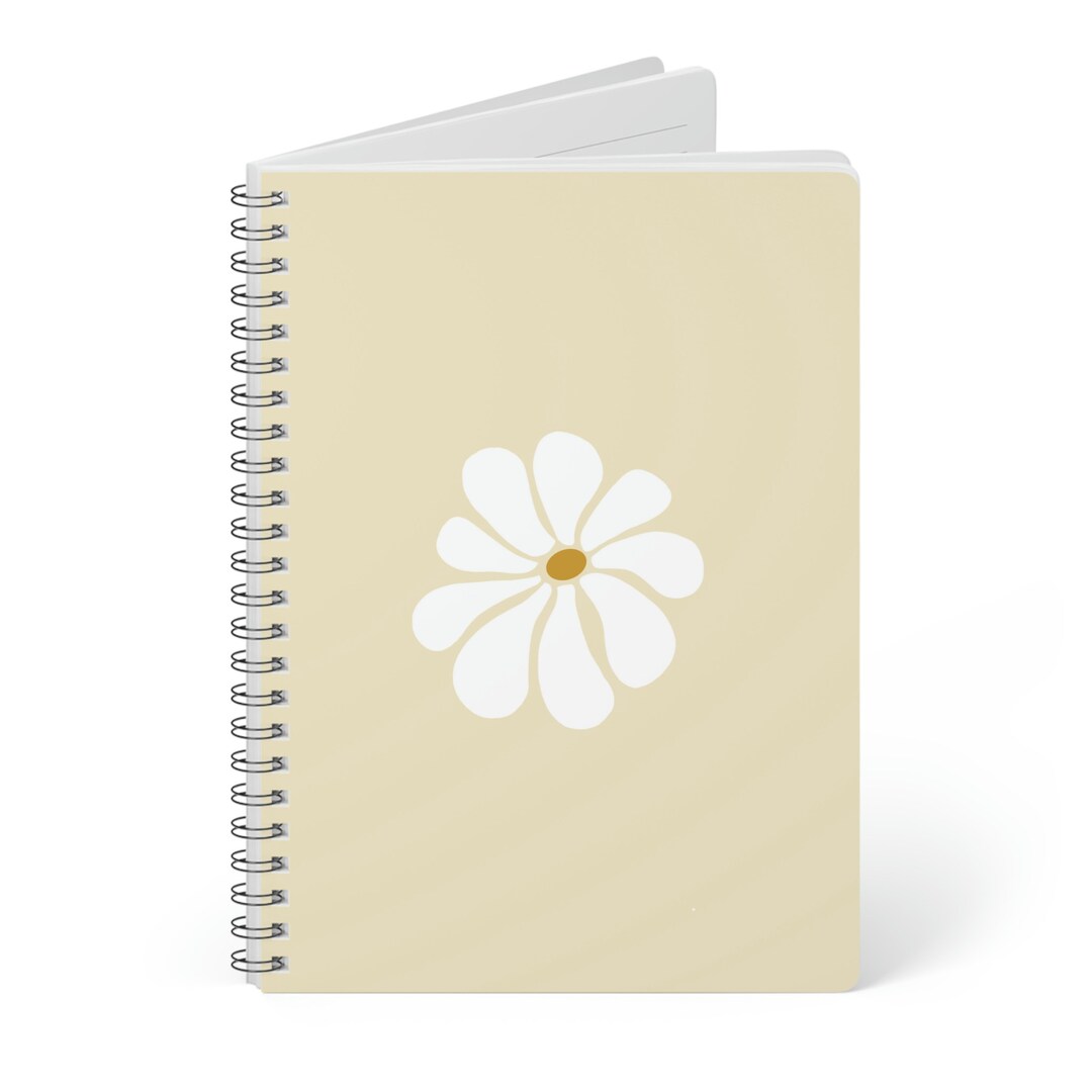 Flower Notebook Neutral - Etsy