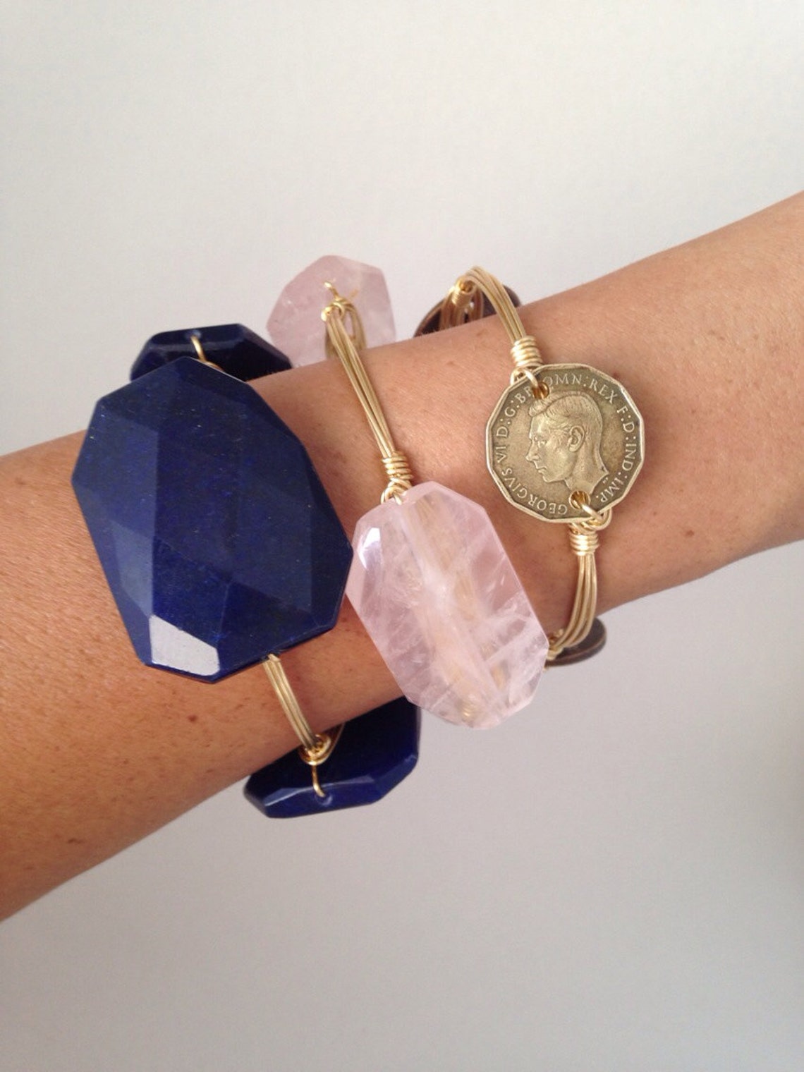 Custom Foreign Coin Bangle Bracelet With Your Personal Coins - Etsy