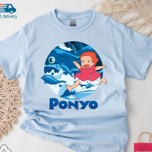 Ponyo Ghibli Shirt - Etsy