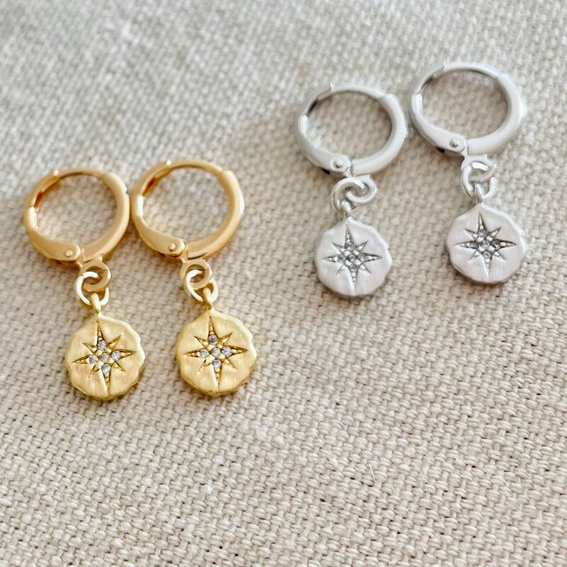 Dangle Coin Earrings - Etsy