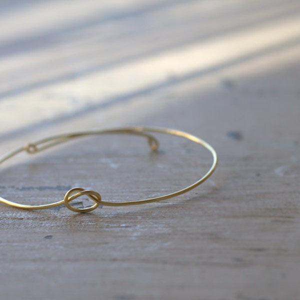 Gold Knot Bracelet - Etsy